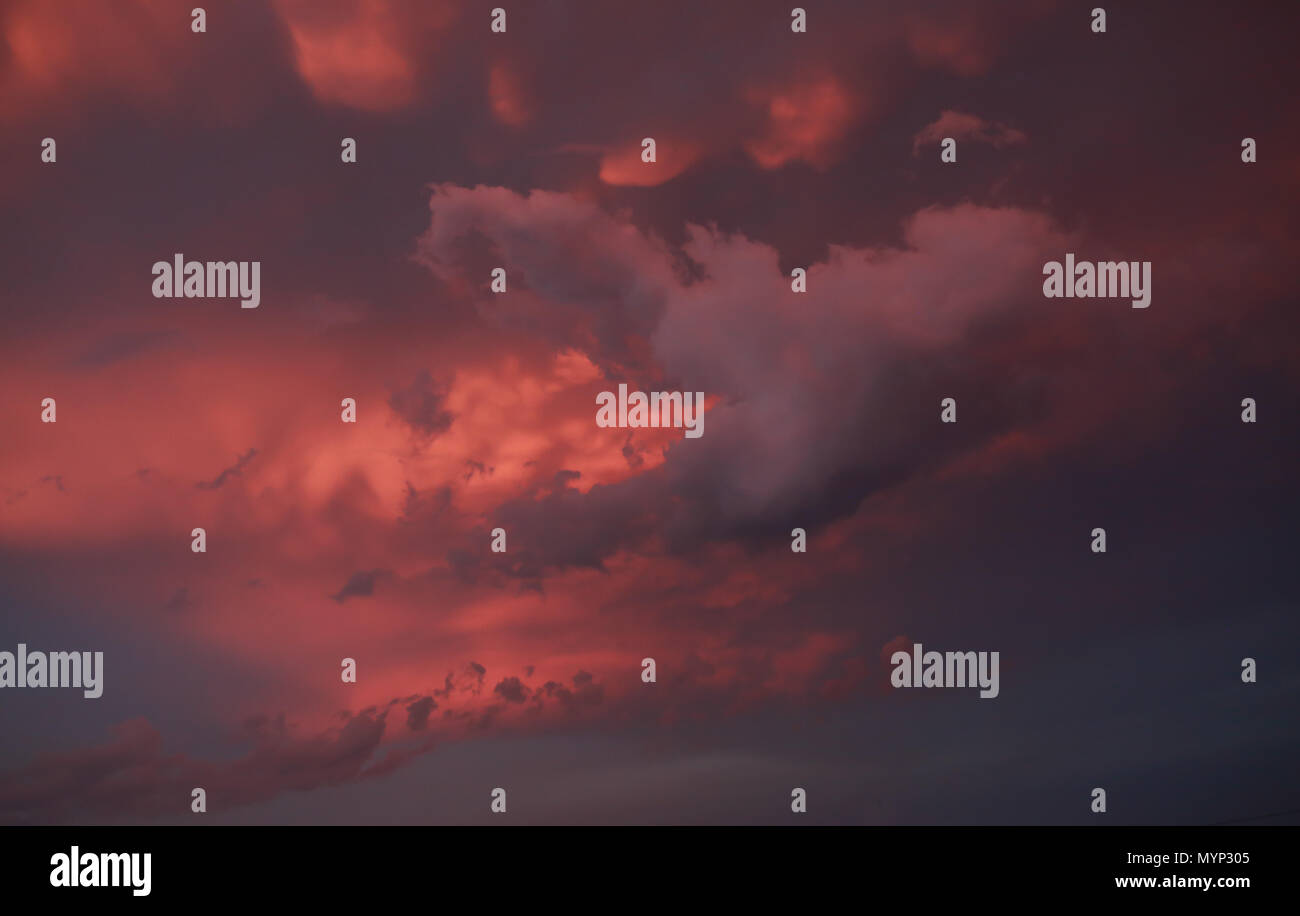 stormy sunset clouds Stock Photo - Alamy