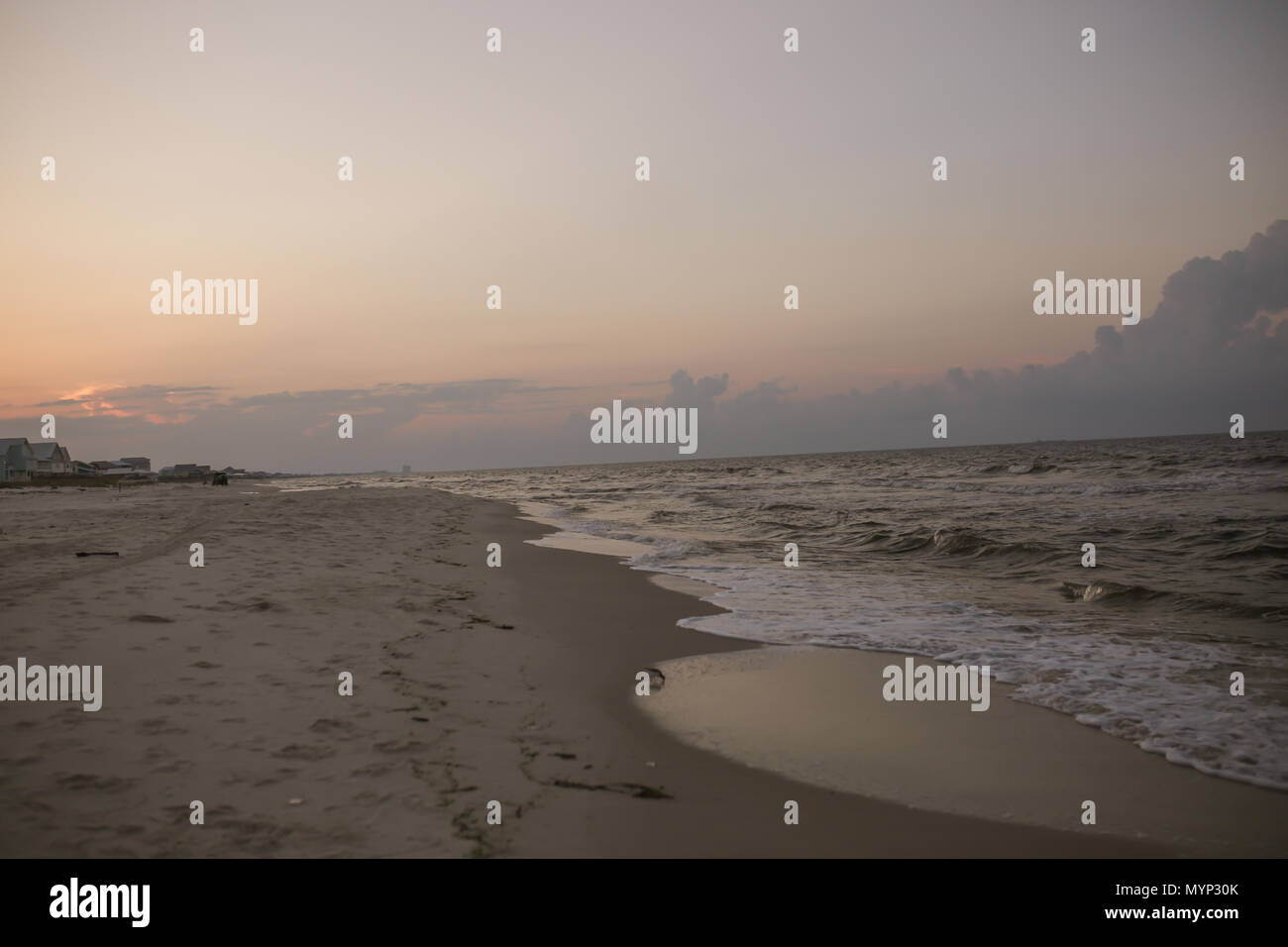 Fort Morgan Beach Stock Photo - Alamy