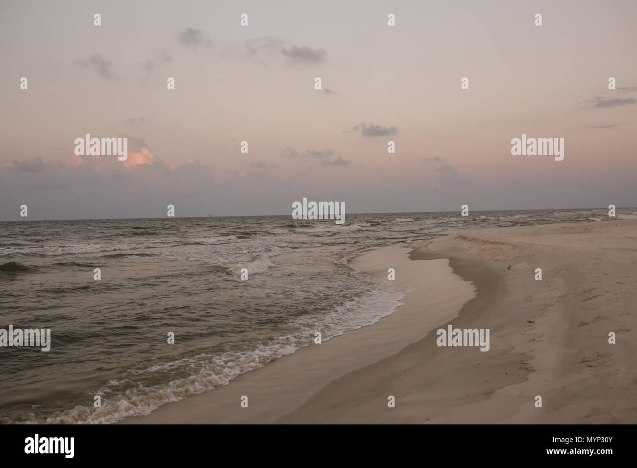 Fort Morgan Beach Stock Photo - Alamy