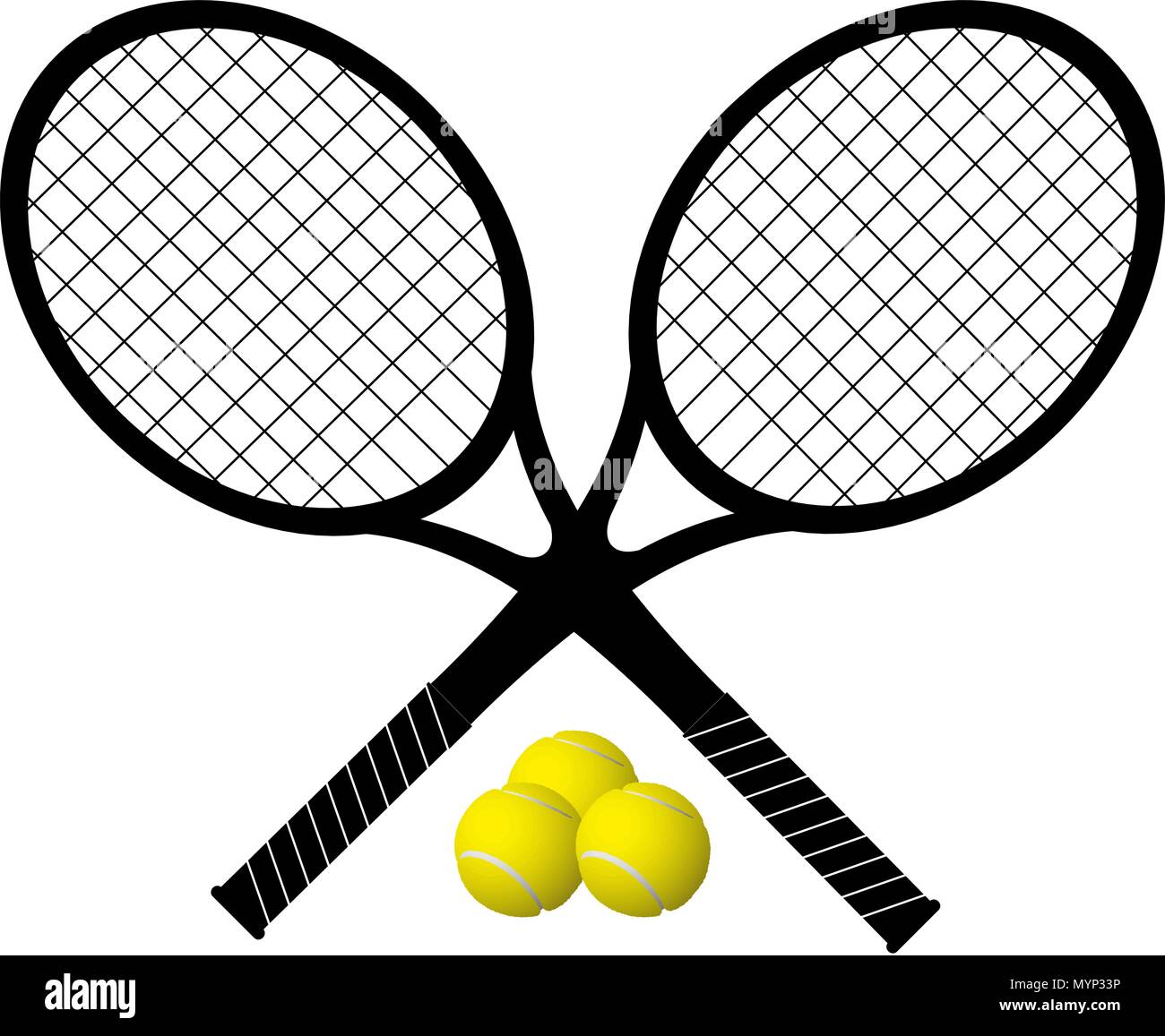 Tennis balls icon Stock Vector Images - Alamy