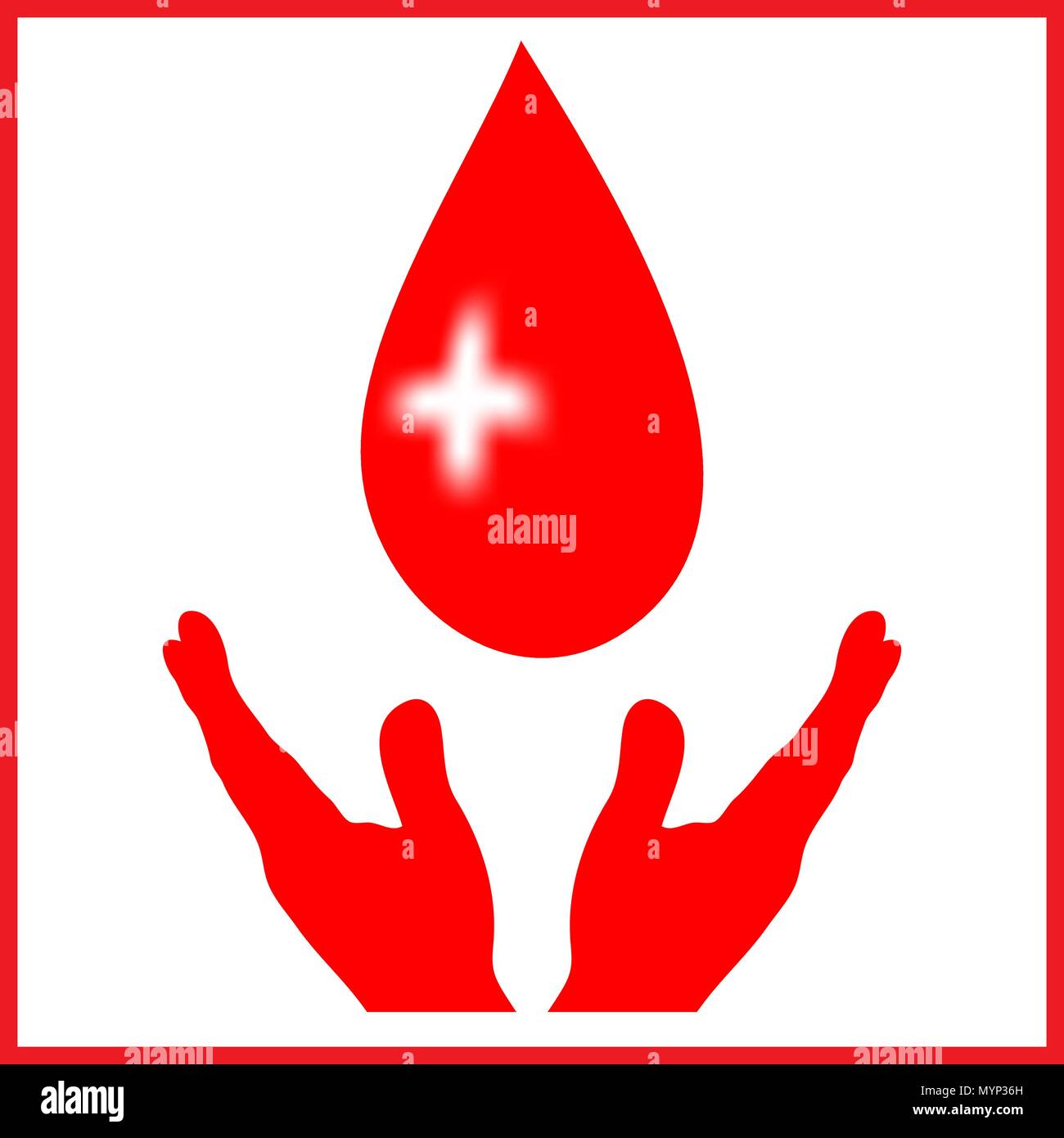 Blood donation symbol hi-res stock photography and images - Alamy