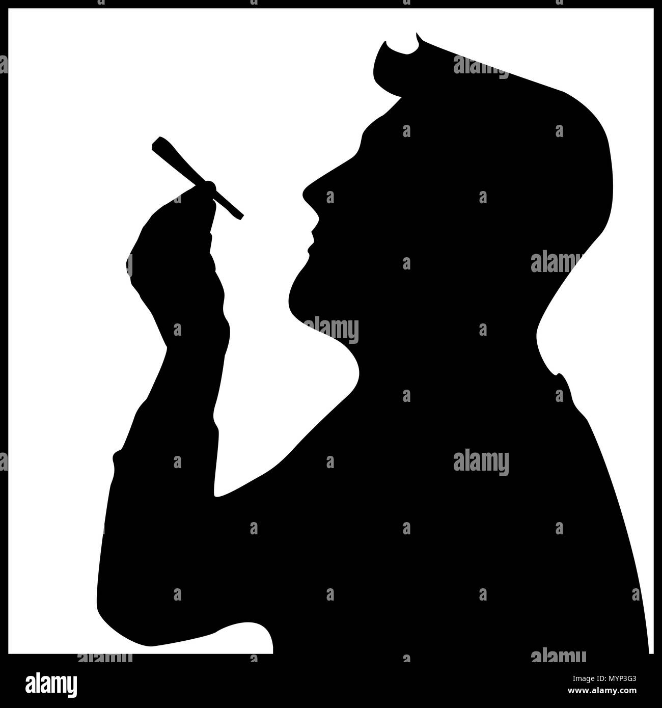 Drug dealer silhouette hi-res stock photography and images - Alamy