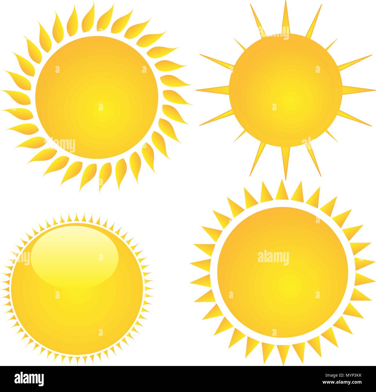 Weather forecast signs vector Stock Vector Image & Art - Alamy