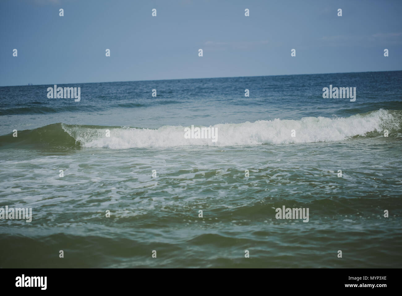 Fort Morgan Beach Stock Photo - Alamy