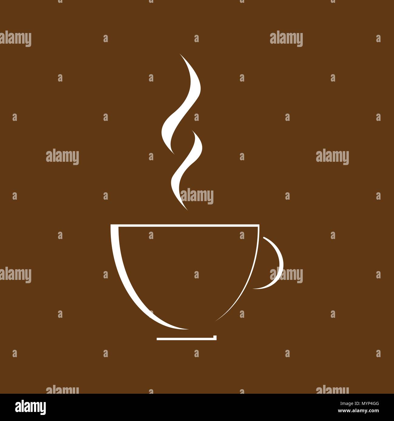 Coffee cup icon vector Stock Vector Image & Art - Alamy