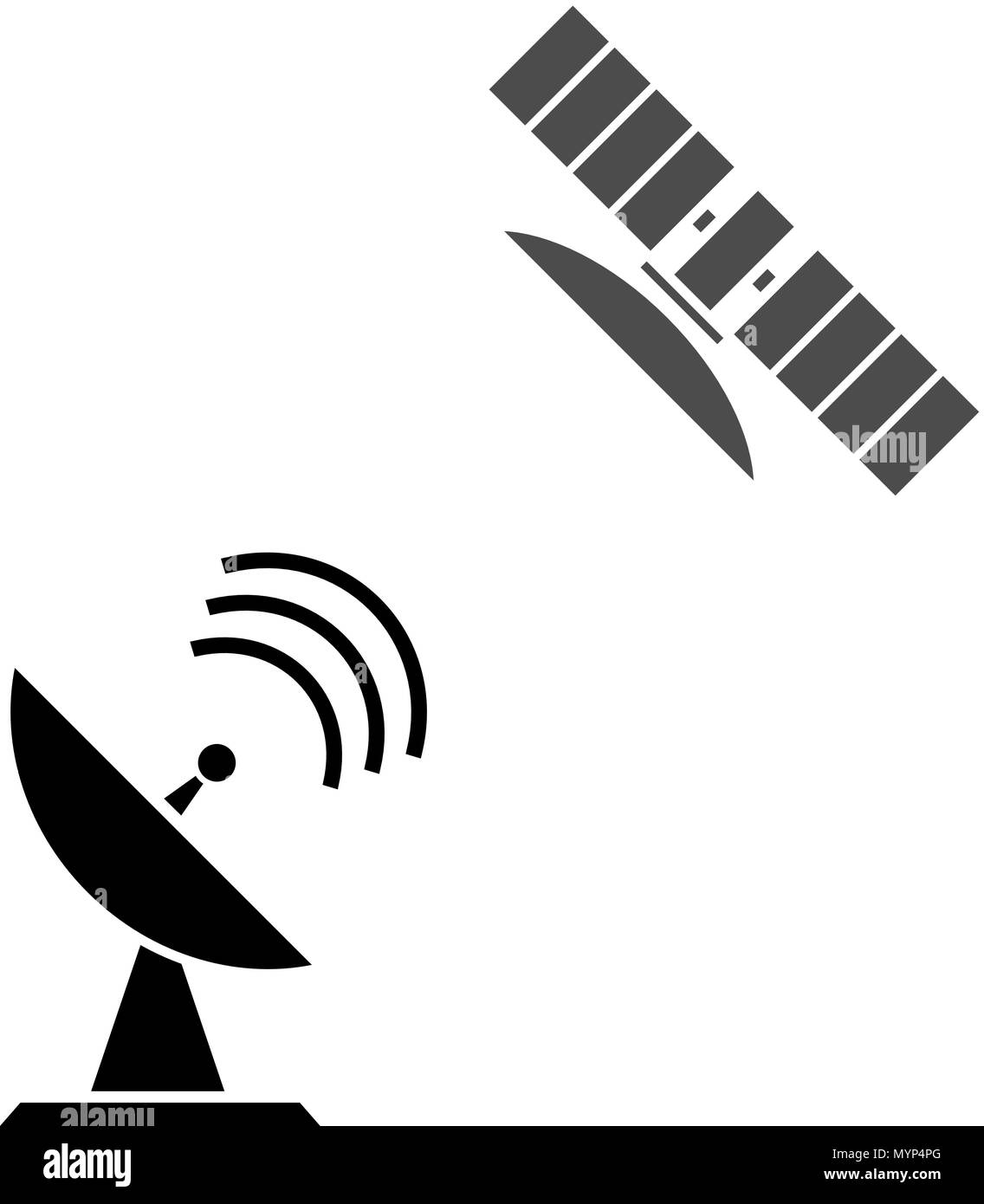 Graphic illustration tv satellite hi-res stock photography and images ...