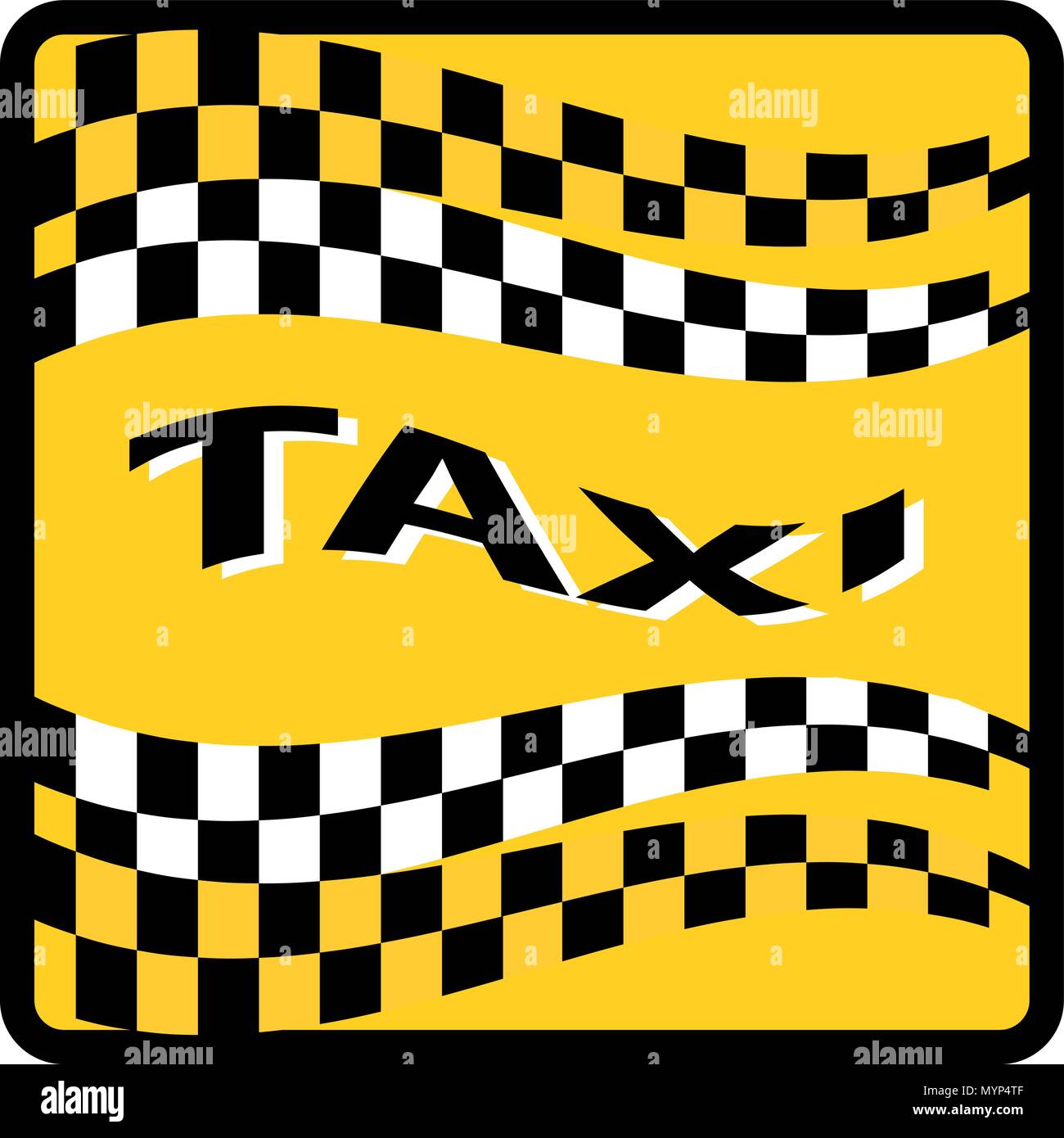Taxi sign vector illustration Stock Vector Image & Art - Alamy