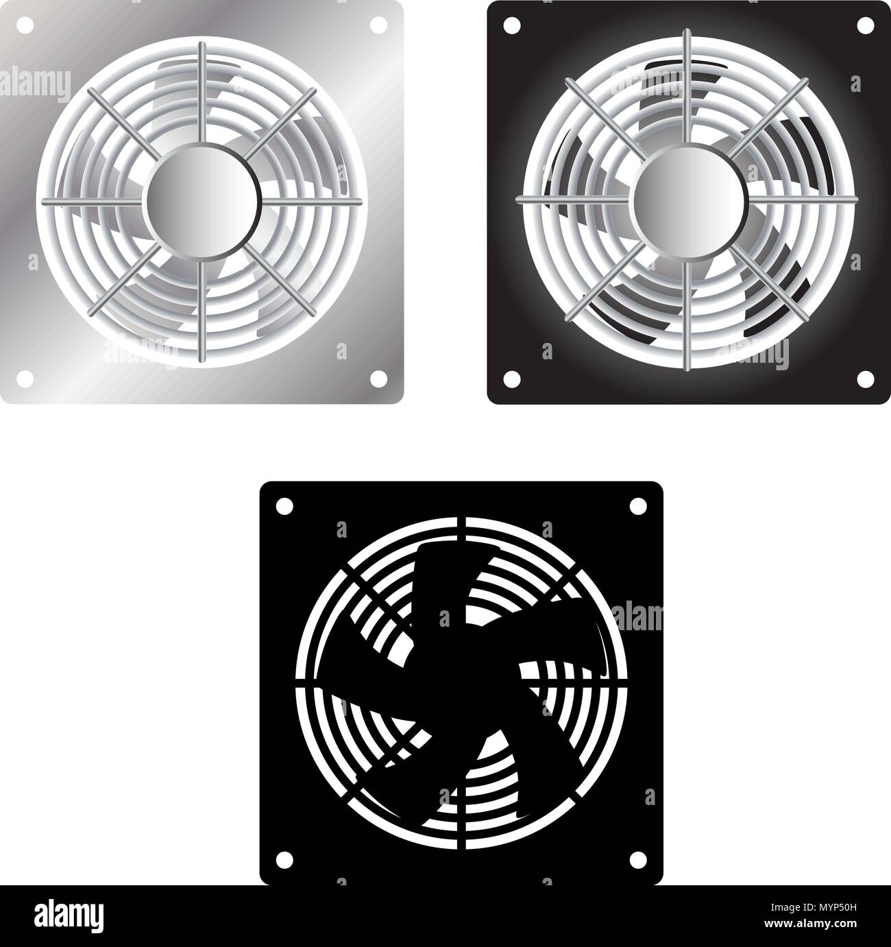 Computer cooling fan Stock Vector Image & Art - Alamy