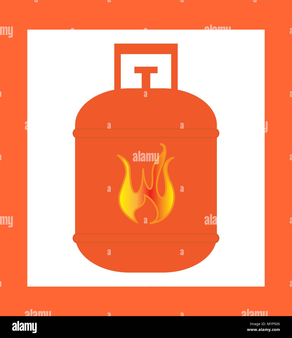 Icon gas cylinder propane Stock Vector Images - Alamy
