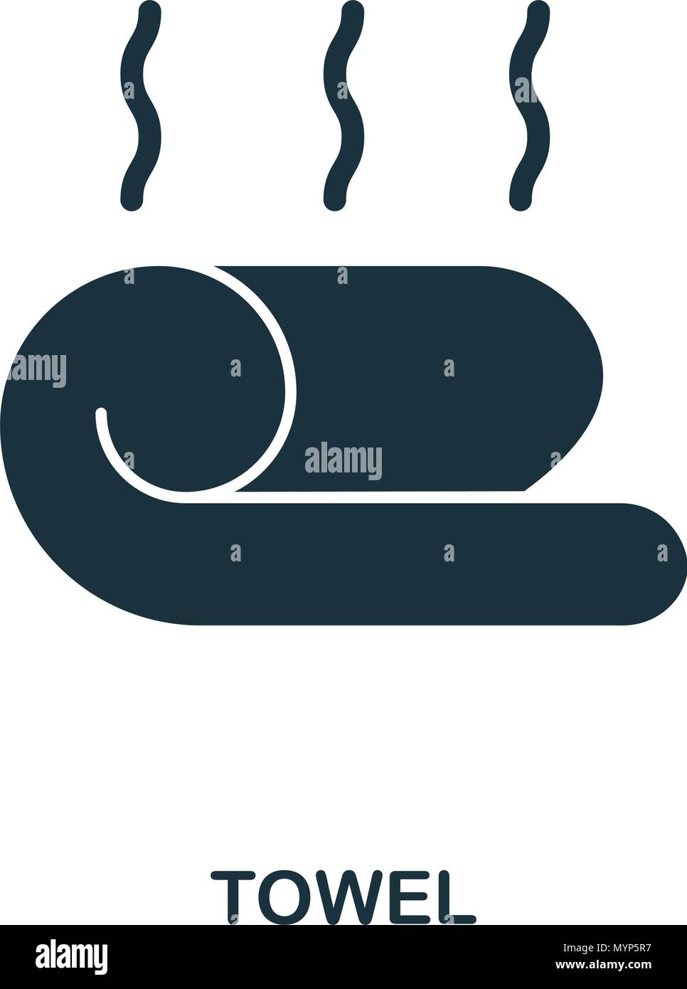 Towel icon. Flat style icon design. UI. Illustration of towel icon ...