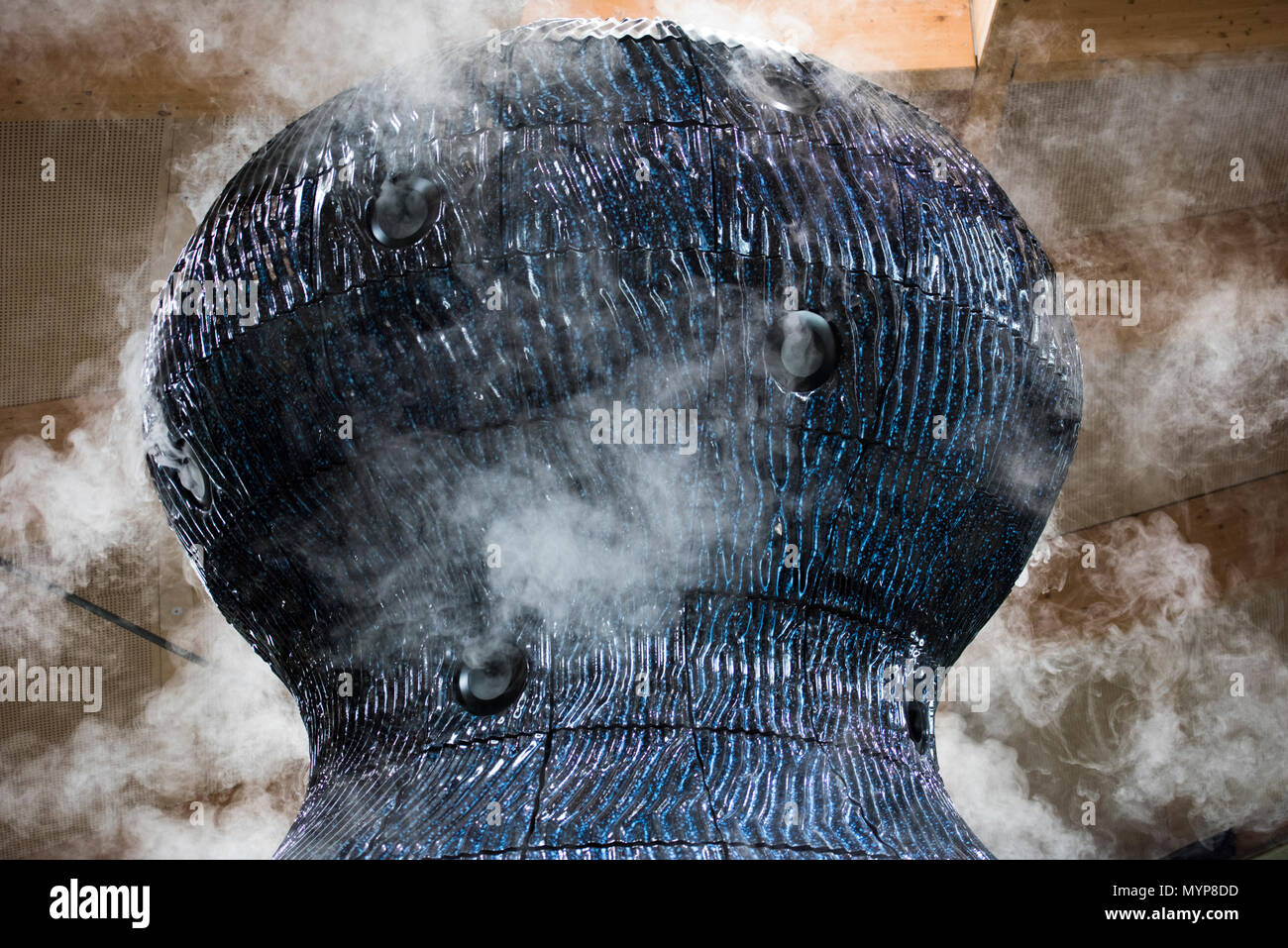 The Infinity Blue sculpture at the Eden Project Stock Photo - Alamy