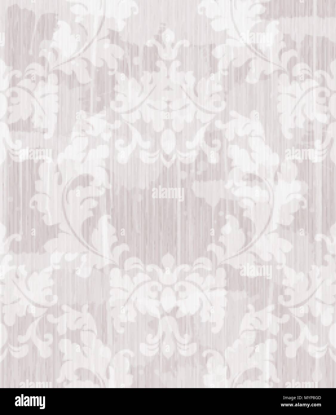 Vintage Baroque pattern background Vector. Ornamented texture luxury ...