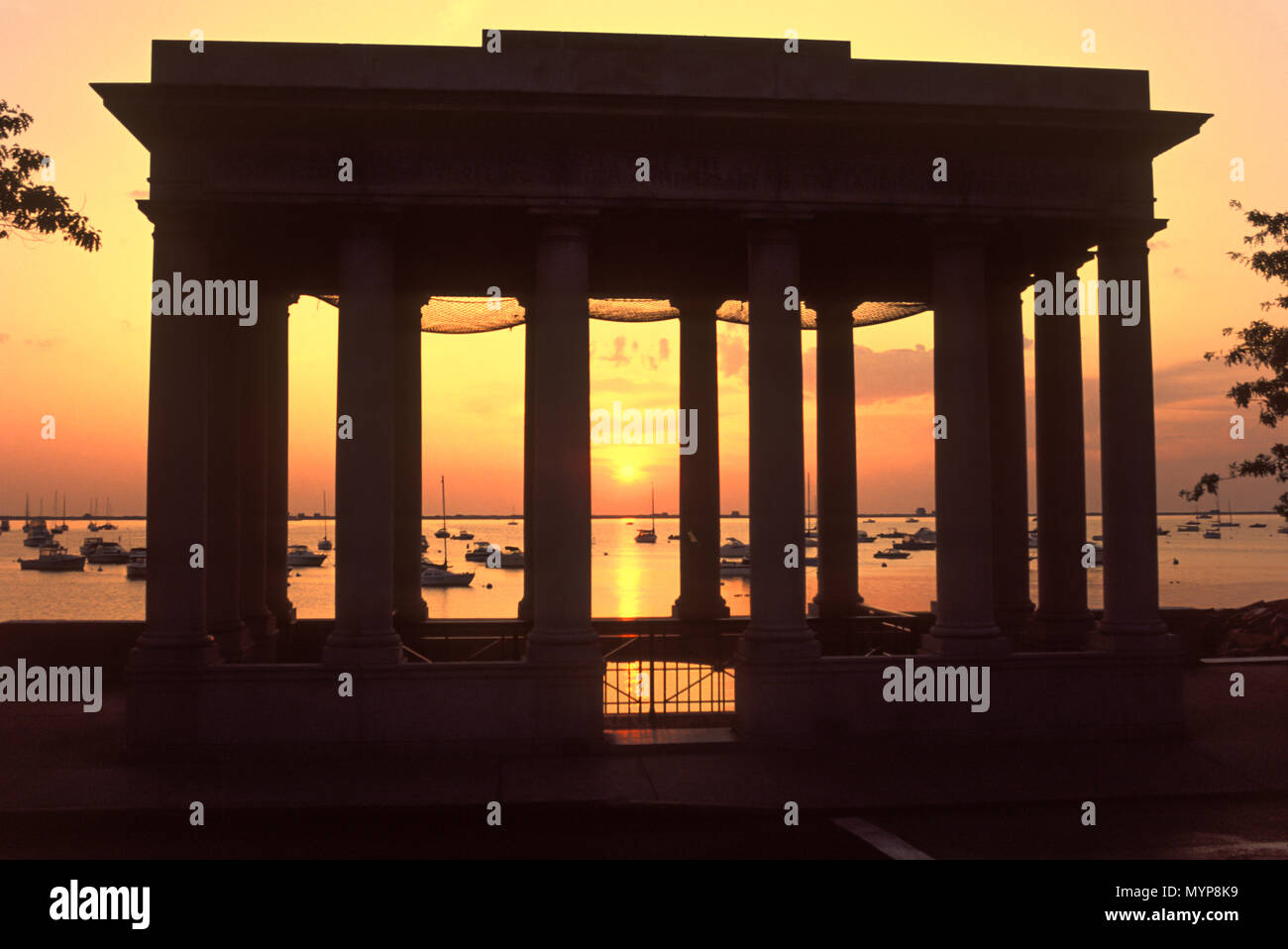 1992 HISTORICAL PORTICO FOR PLYMOUTH ROCK PLYMOUTH MASSACHUSETTS USA ...