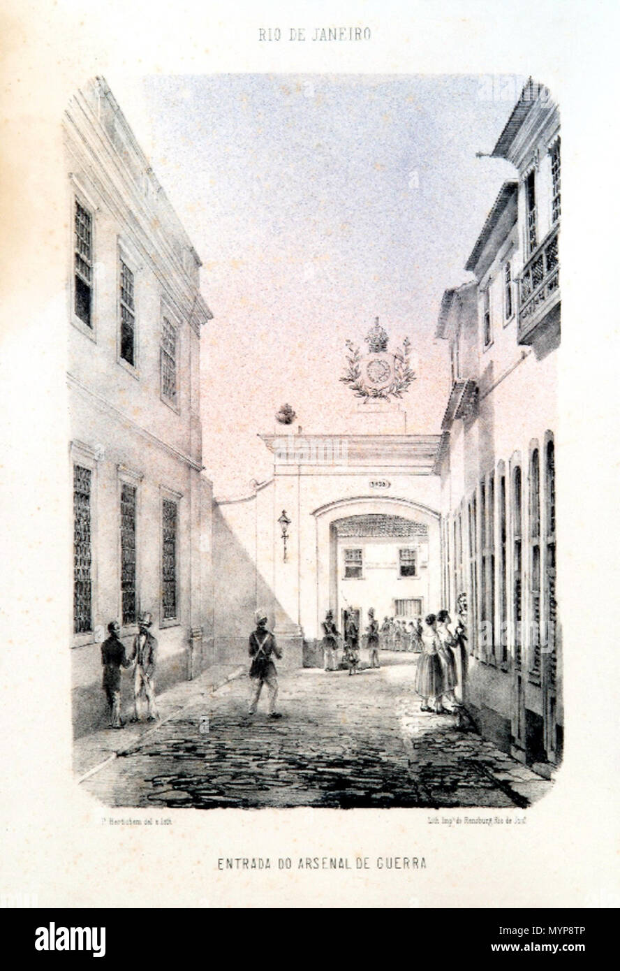 . Português: Entrada do Arsenal de Guerra . 19th century 422 Pieter ...