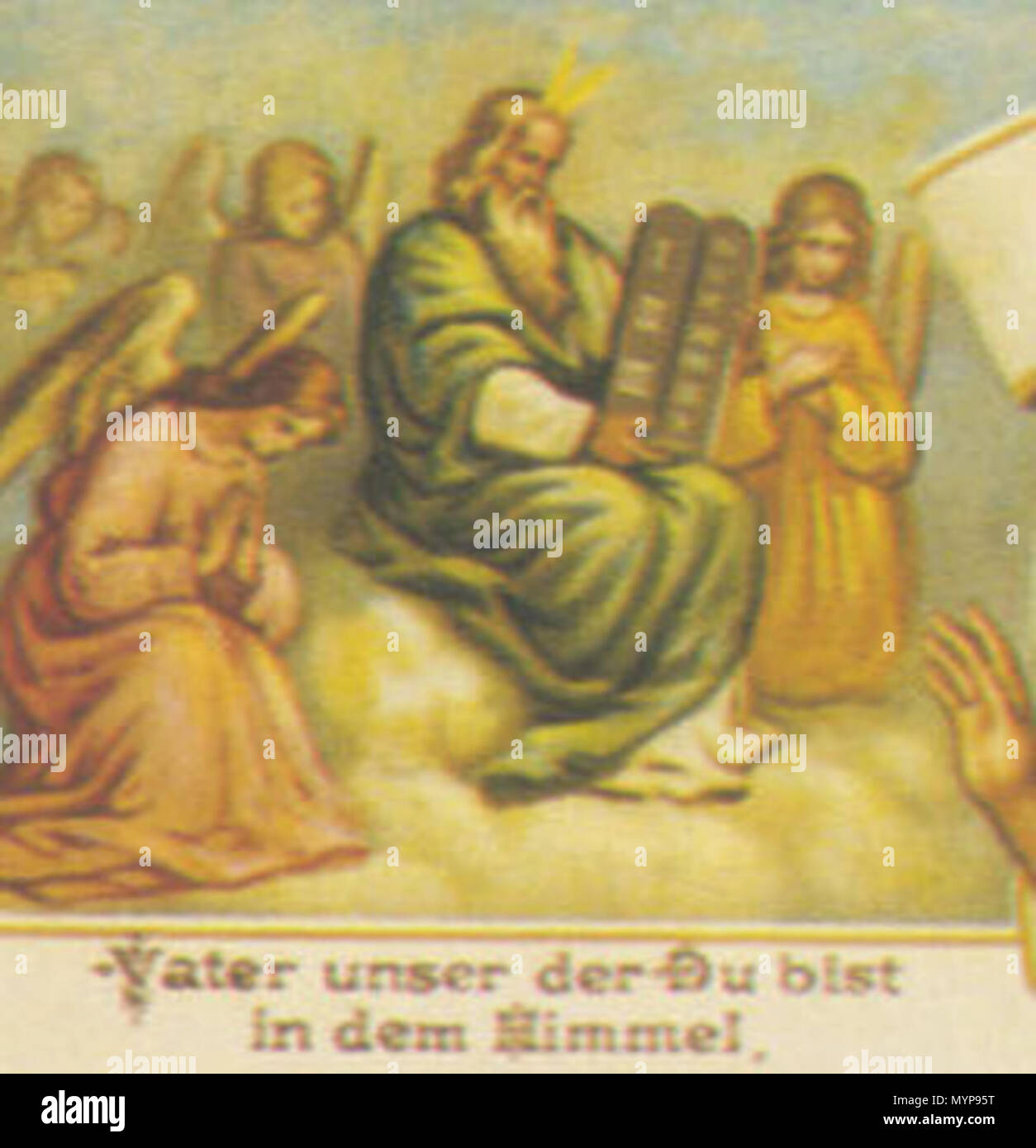 . Pater noster. Chromolithographie (detail) . before 1900. Fridolin ...