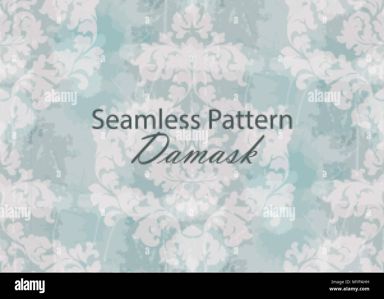 Vintage Baroque seamless texture pattern Vector. Wallpaper ornament ...