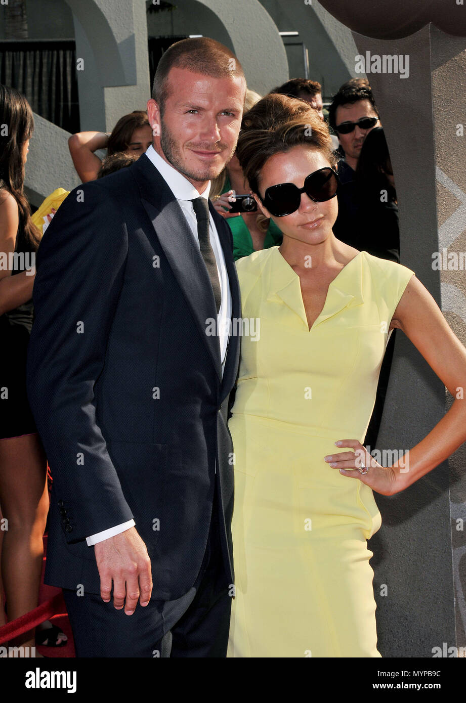 David Beckham and wife Victoria - 16th Annual ESPY Awards at the Nokia ...