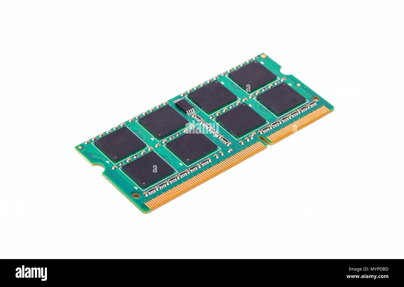 RAM modules for notebook isolated on white background Stock Photo - Alamy