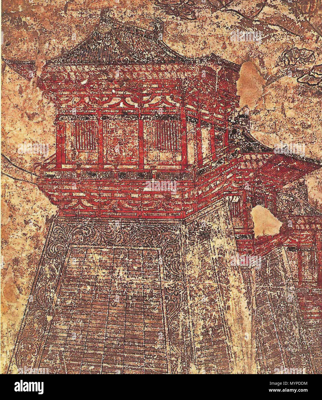 . From Paludan's source: 'Early 8th century murals in Prince Yide's ...