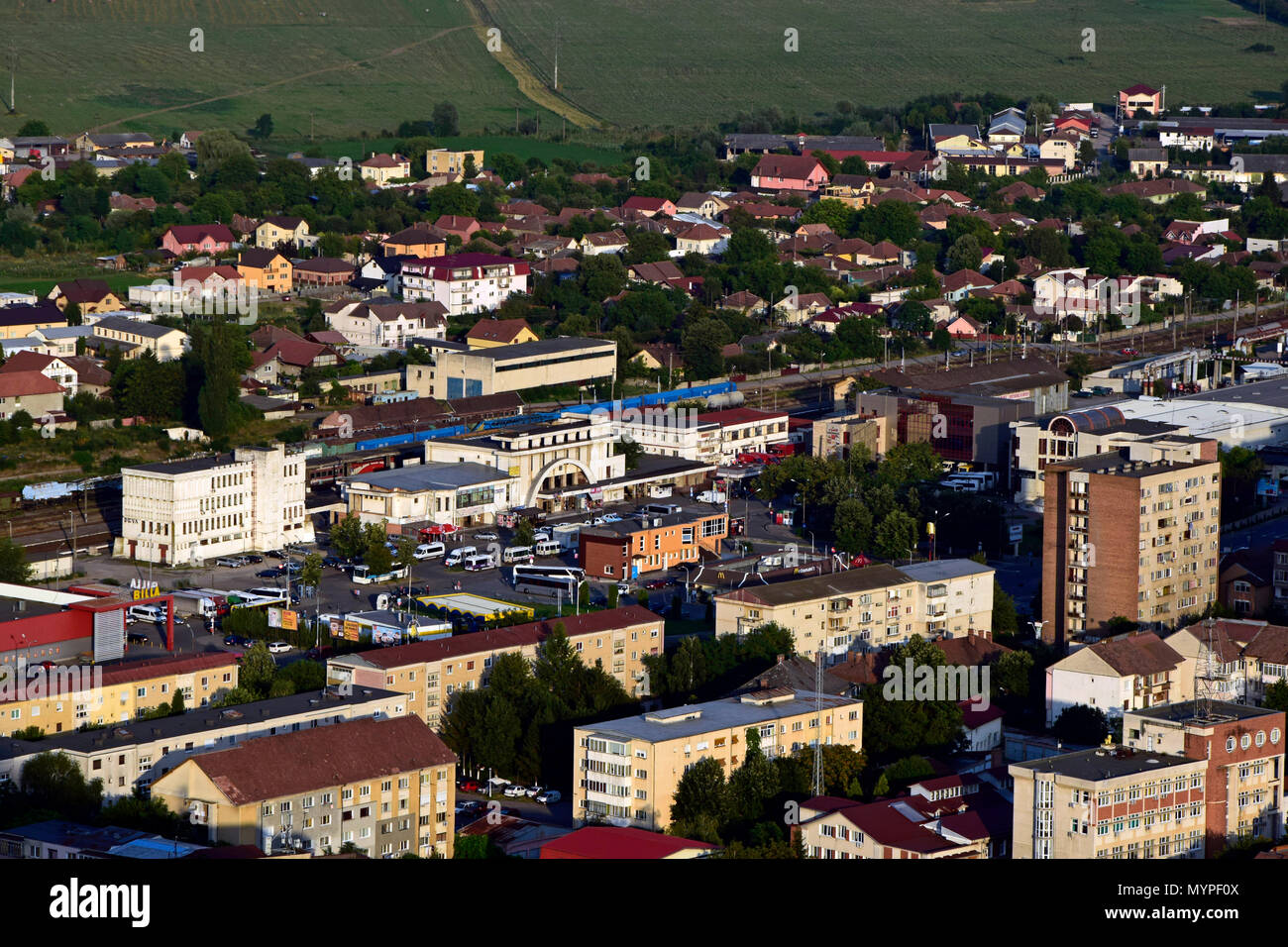 Birds eye view railway station hi-res stock photography and images - Alamy
