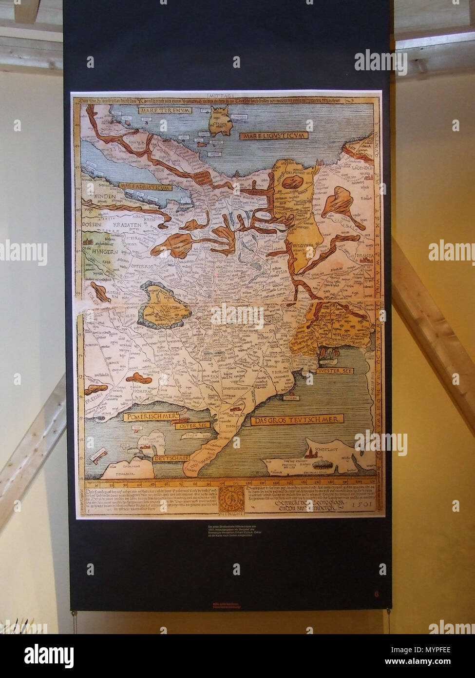 . This is the first ever printed european roadmap, by Erhard Etzlaub ...