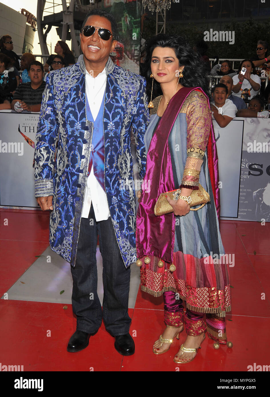 Jermaine Jackson and wife Halima Rashid - Michael's Jackson, This Is It ...