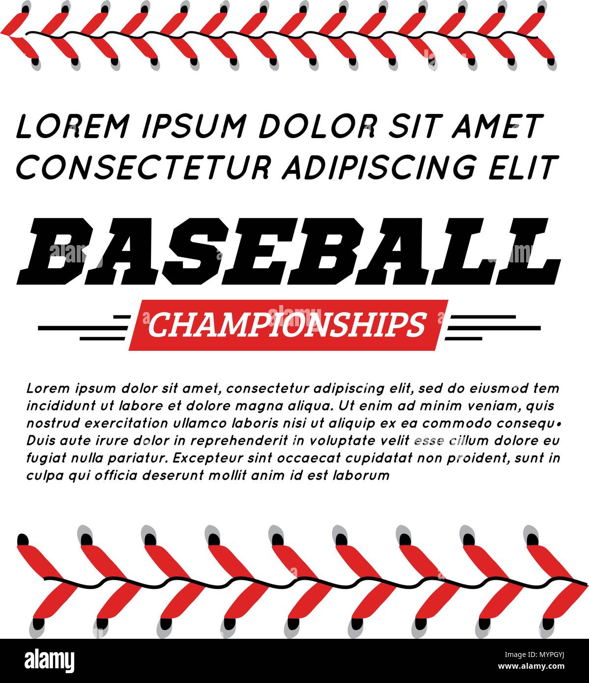 Baseball stitches Stock Vector Images - Alamy