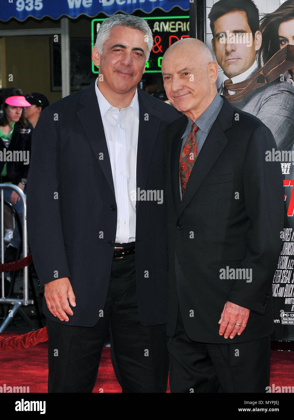 Arkin alan and wife event in hollywood life california hi-res stock ...