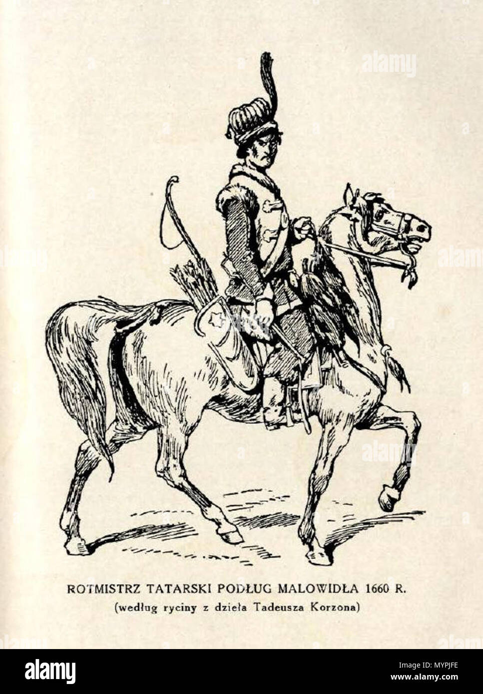 . Polski: Rotmistrz tatarski . circa 1932. Tadeusz Korzon 462 Rotmistrz ...