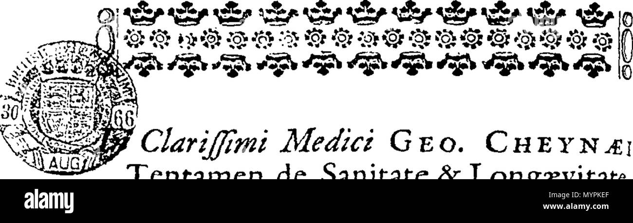 George cheyne Black and White Stock Photos & Images - Alamy