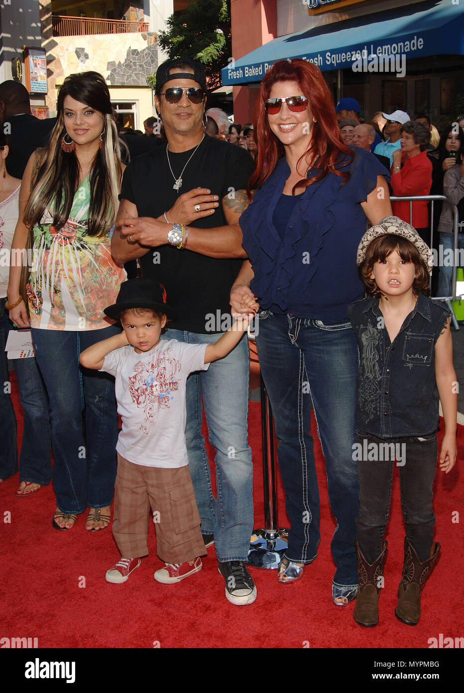 Slash family los angeles premiere hi-res stock photography and images ...