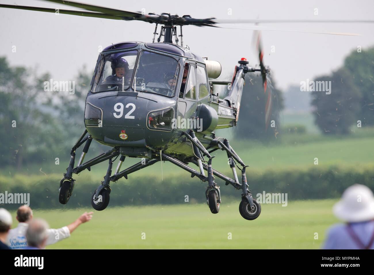 Westland Wasp helicopter at the Shuttleworth Fly Navy Airshow on the ...