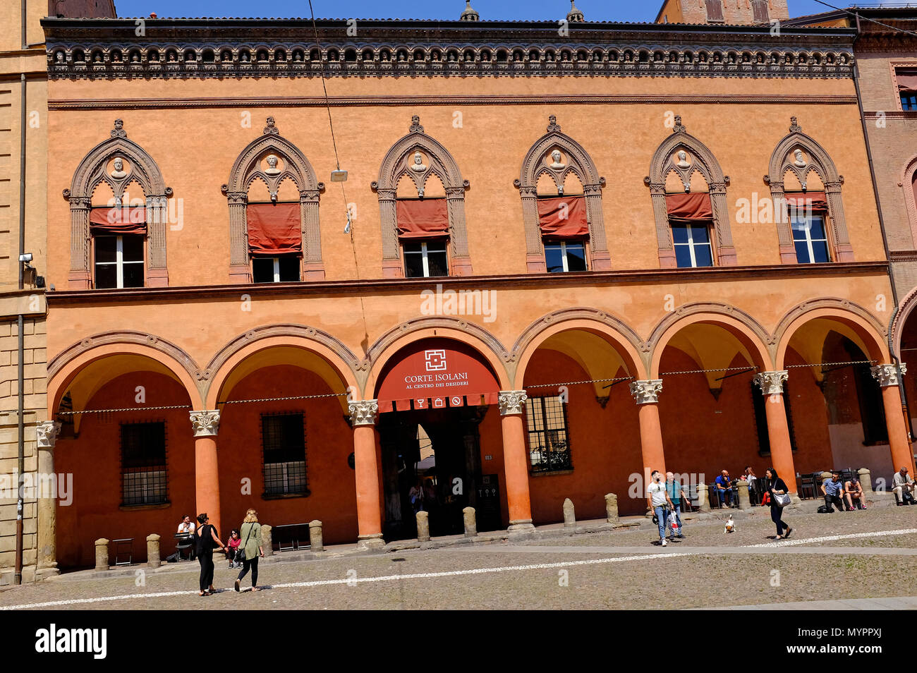 corte isolani in bologna, italy Stock Photo - Alamy