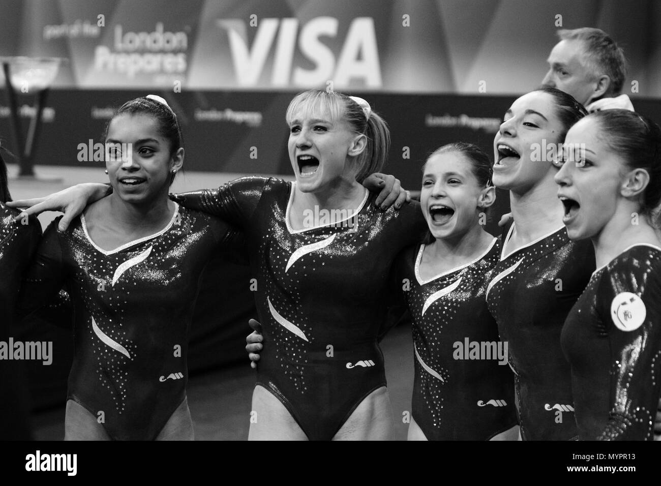Artistic gymnastics Black and White Stock Photos & Images - Alamy