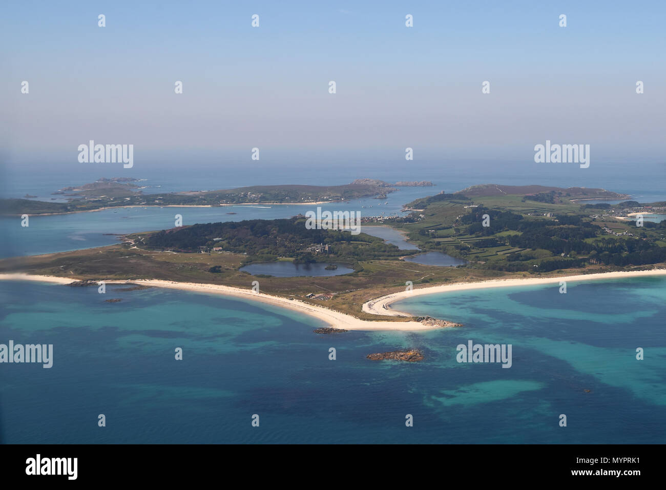 Isles of scilly aerial High Resolution Stock Photography and Images - Alamy