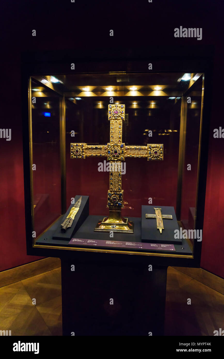 Vienna, Austria - October 22, 2017: The Holy Lance, Particle of the ...