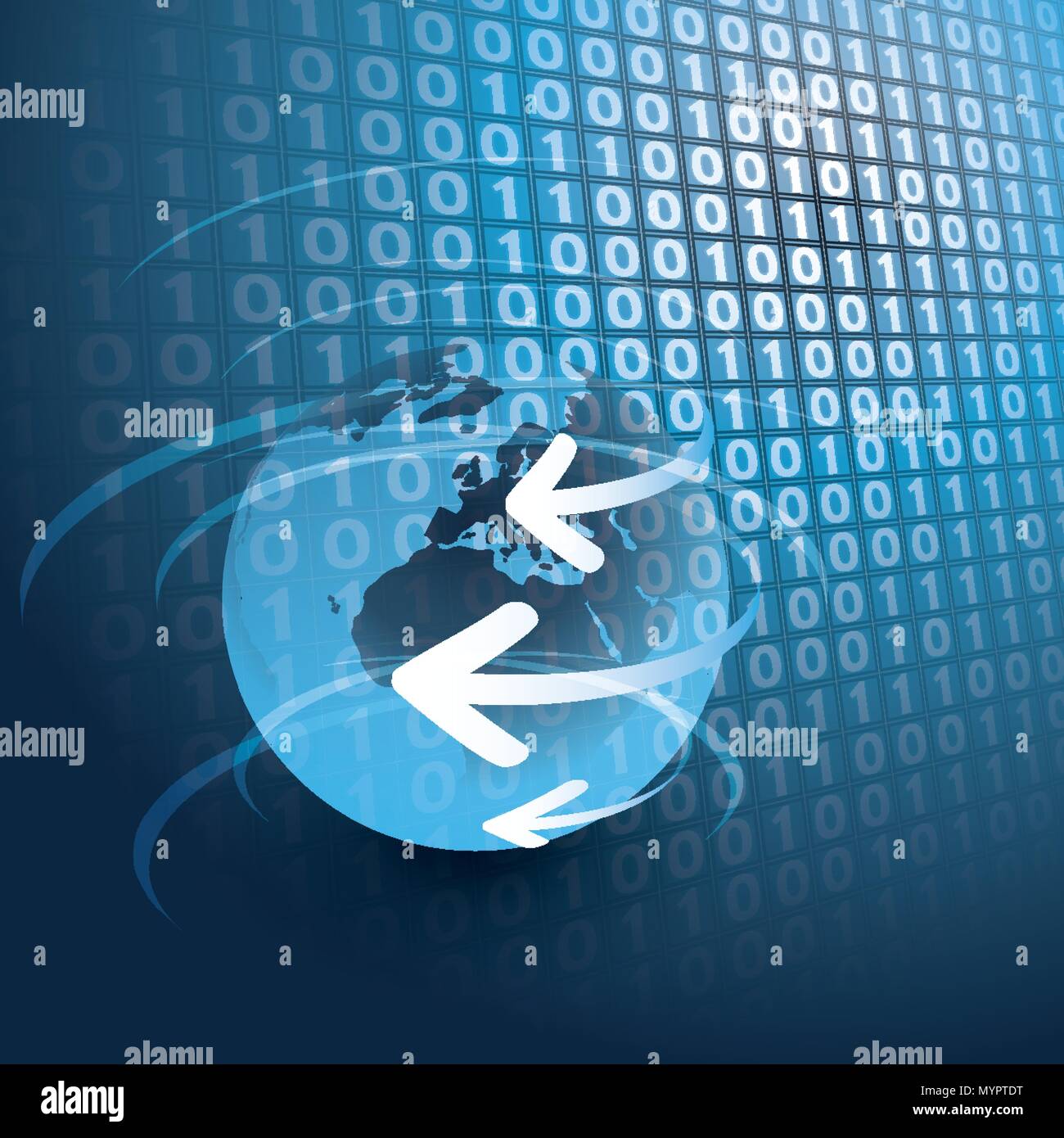 Cloud Computing, Networks Structure, Telecommunications Concept Design, Worldwide Network ...