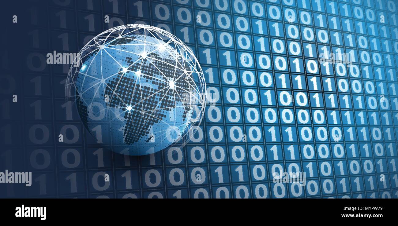 Futuristic Cloud Computing, Network Structure and Telecommunications Concept Design, Worldwide ...