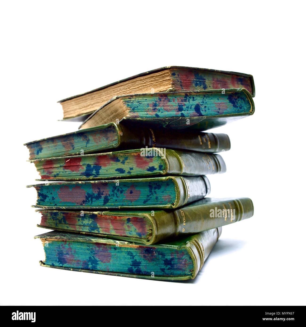 Stack of old books Stock Photo - Alamy