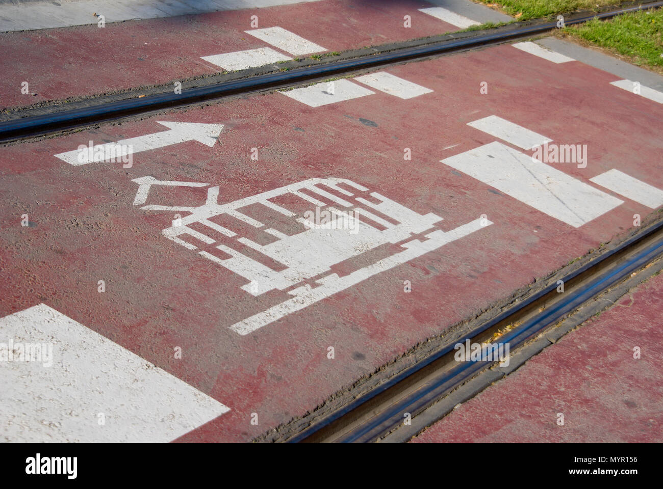 Train direction travel sign hi-res stock photography and images - Alamy