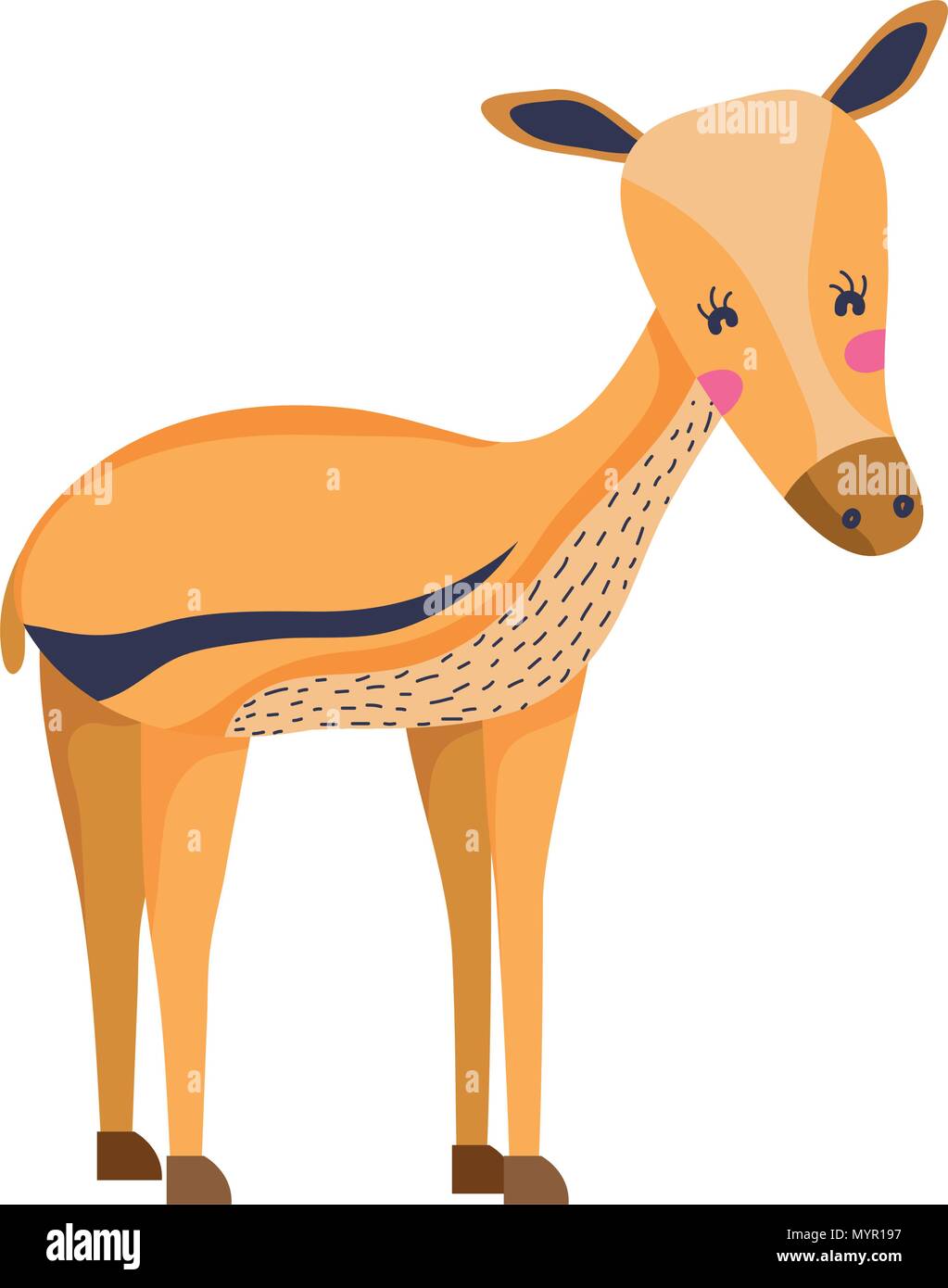 Cute Deer Face Cartoon Stock Photos & Cute Deer Face Cartoon Stock ...