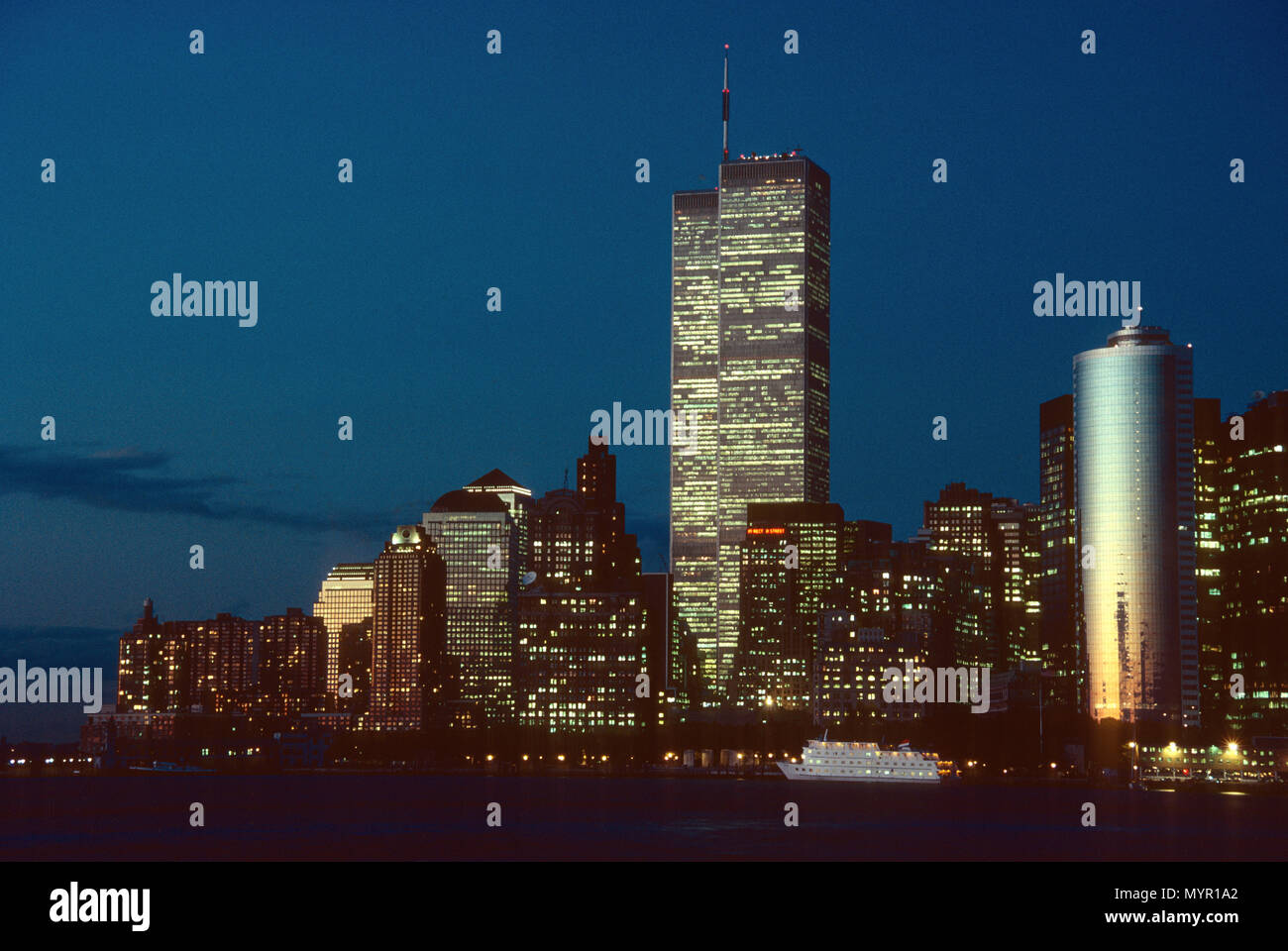 1993 Skyline of Lower Manhattan , NYC, USA Stock Photo - Alamy