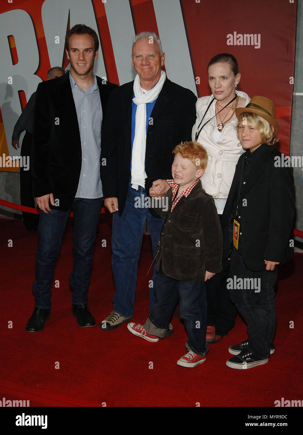 Malcolm mcdowell and wife hi-res stock photography and images - Alamy