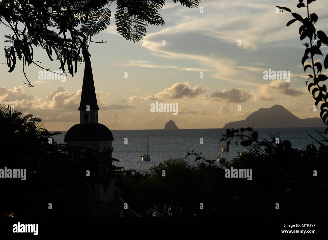 The wonderful island of Martique in Caribbean Stock Photo - Alamy