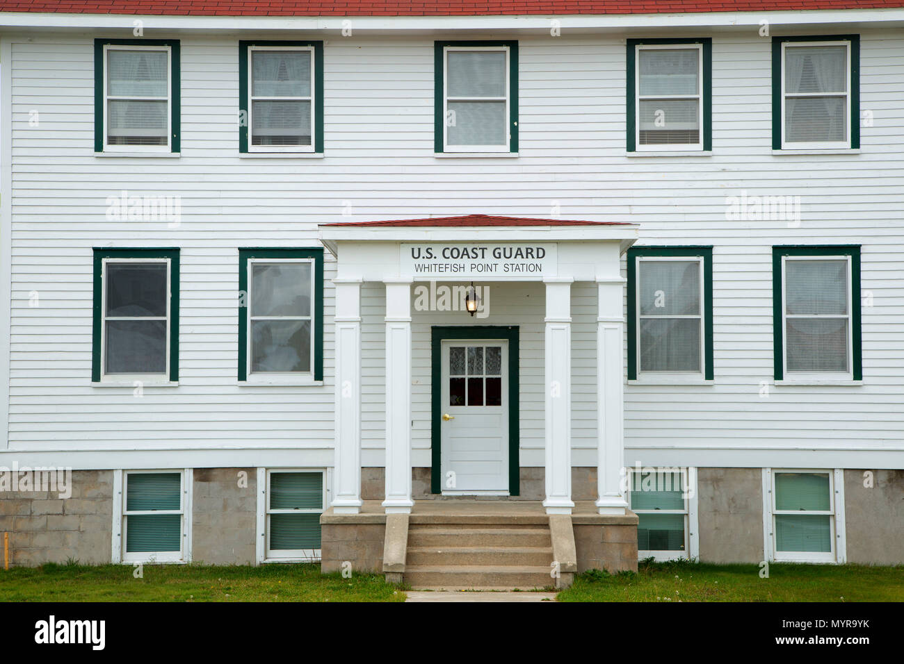 Whitefish Point Coast Guard Station, Great Lakes Shipwreck Museum ...