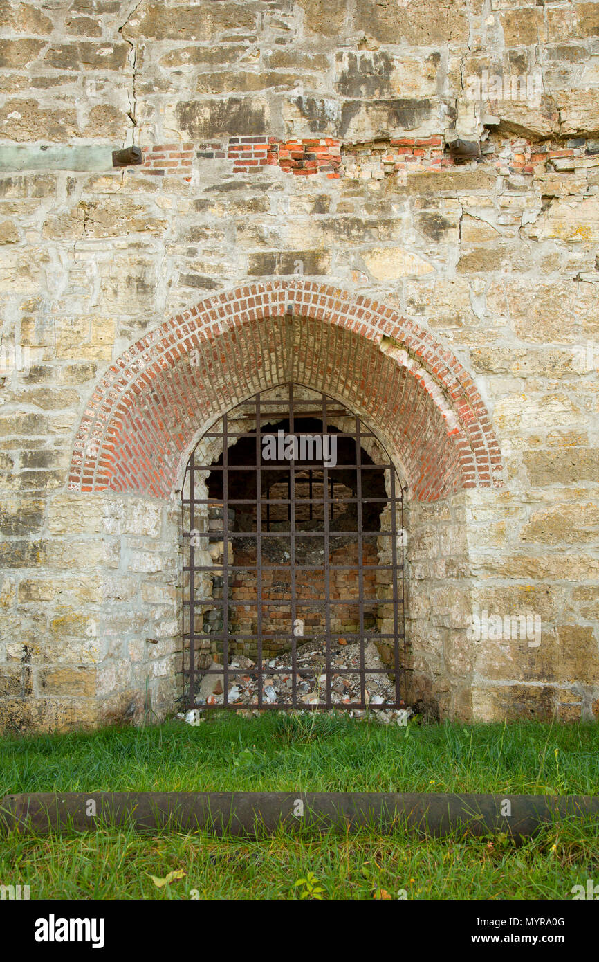 Furnace stack in Furnace Complex, Fayette Historic State Park, Michigan ...