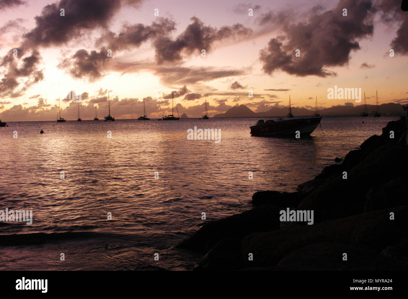 The wonderful island of Martique in Caribbean Stock Photo - Alamy
