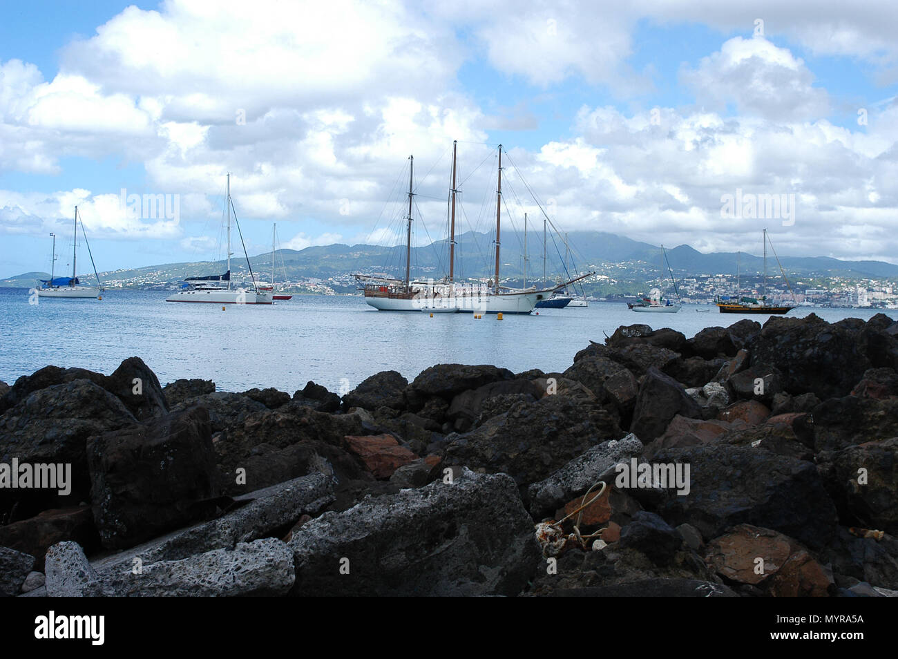 The wonderful island of Martique in Caribbean Stock Photo - Alamy
