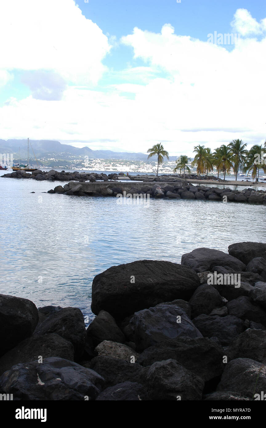 The wonderful island of Martique in Caribbean Stock Photo - Alamy