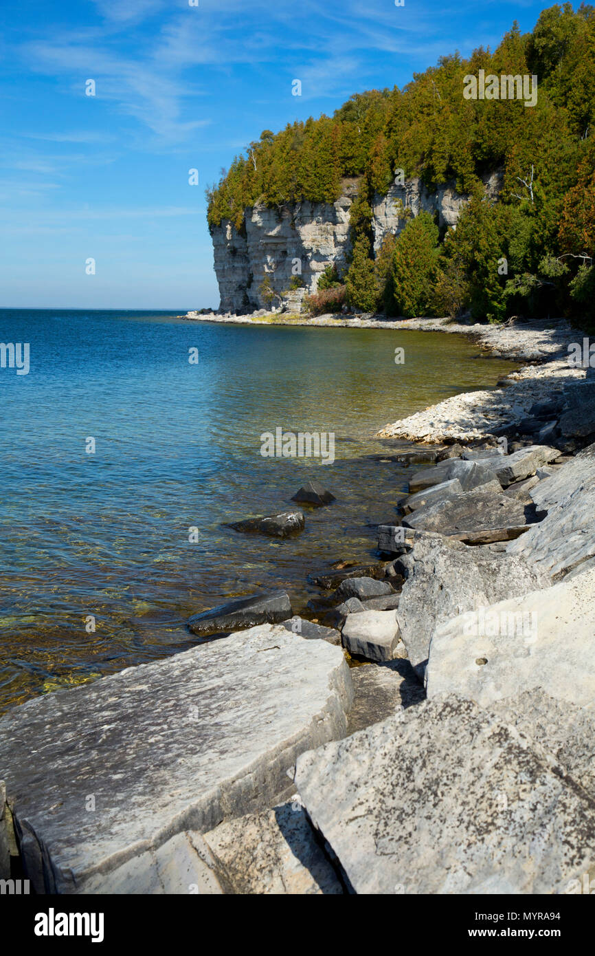 Big Bay de Noc, Fayette Historic State Park, Michigan Stock Photo - Alamy
